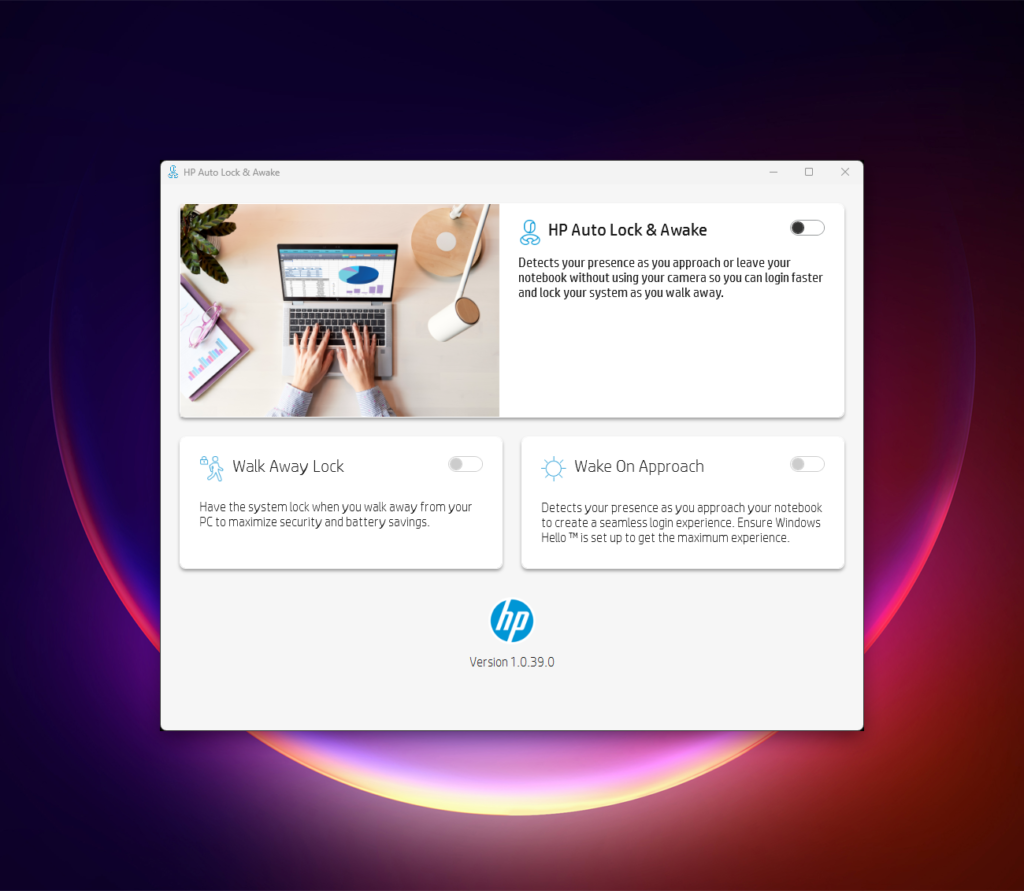 HP devices lock screen based on human presence – Digitalmaterial Blog